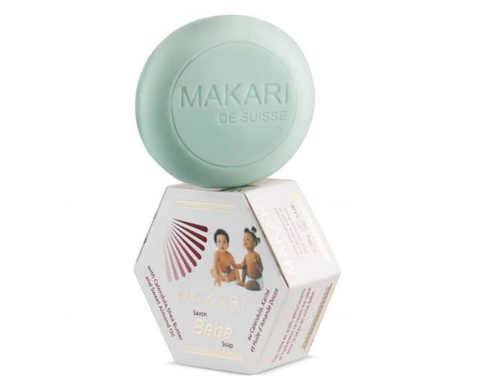 MAKARI - BEBE SOAP / Gently cleanses. Soothes. Nourishes. For delicate