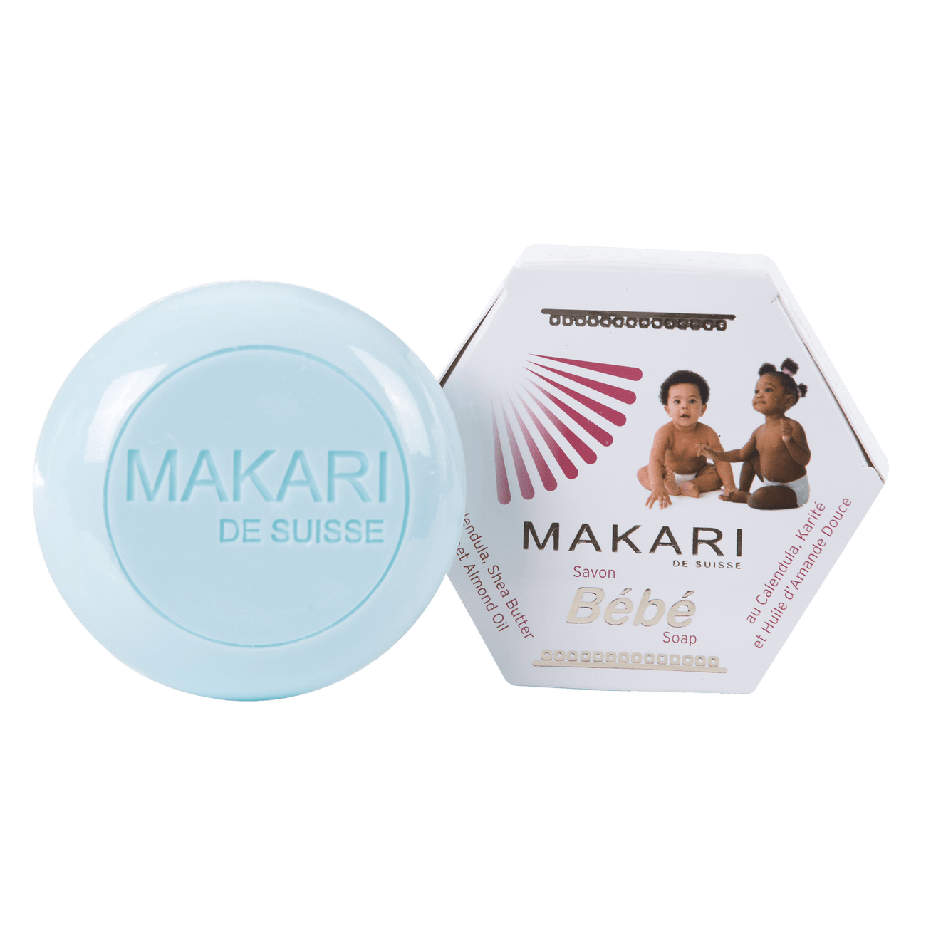 MAKARI - BEBE SOAP / Gently cleanses. Soothes. Nourishes. For delicate
