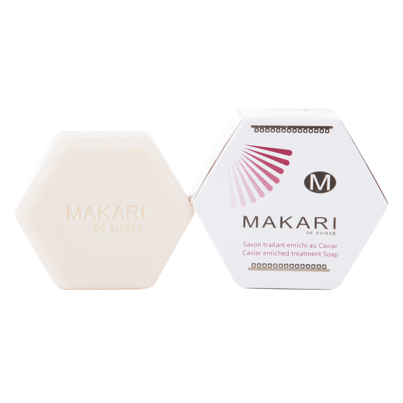 MAKARI DE SUISSE - CAVIAR ENRICHED SOAP - Nourishes and soothes dehydr